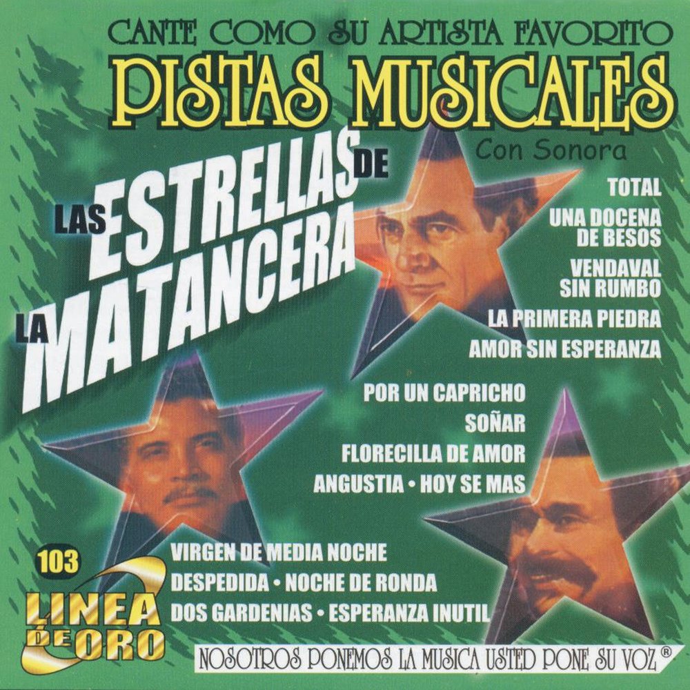 M.M.P. альбом Pistas Musicales Con Sonora las Estrellas de la Matancera ...